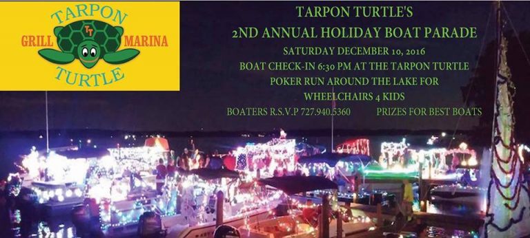 Tarpon Turtle 2nd Annual Holiday Boat Parade | Wheelchairs 4 Kids